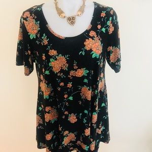 LuLaRoe | Tops | Lularoe Black Gorgeous Tunic Medium | Poshmark